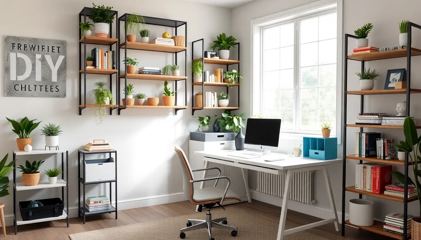 20 DIY Shelves for Your Home Office That’ll Transform Your Work ...