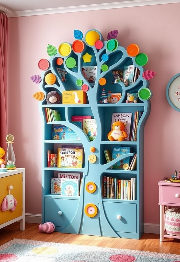 Upcycled-and-Repurposed-Bookshelves-14.-The-Playful-Bookshelf ...