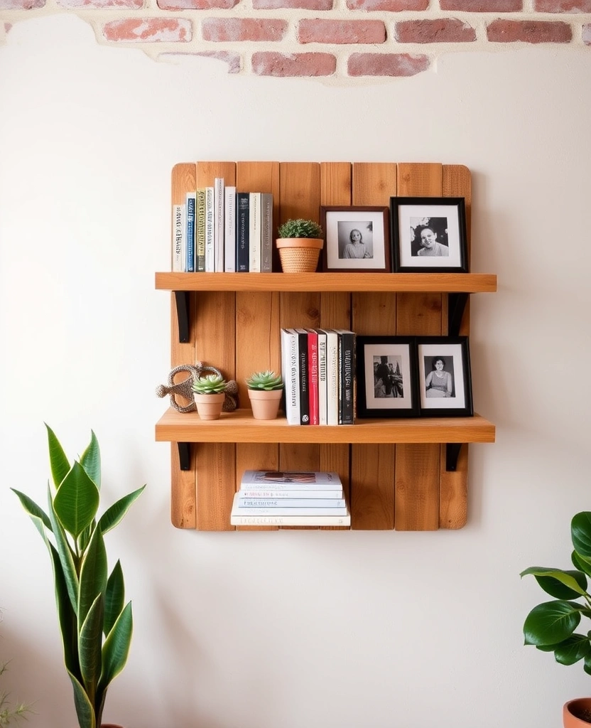 Upcycled-and-Repurposed-Bookshelves-3.-Repurposed-Pallet-Shelf ...